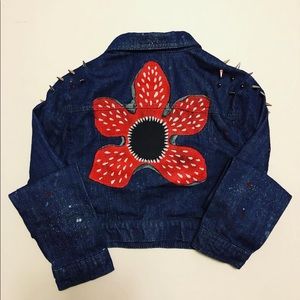 Special | Jackets & Coats | Custom Hand Painted Stranger Things Denim ...